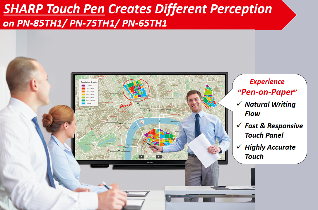 Sharp Touch-Pen creates different perception. - Al Mulla Office ...